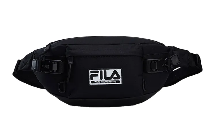 FILA FUSION Sling Bag Black - POIZON