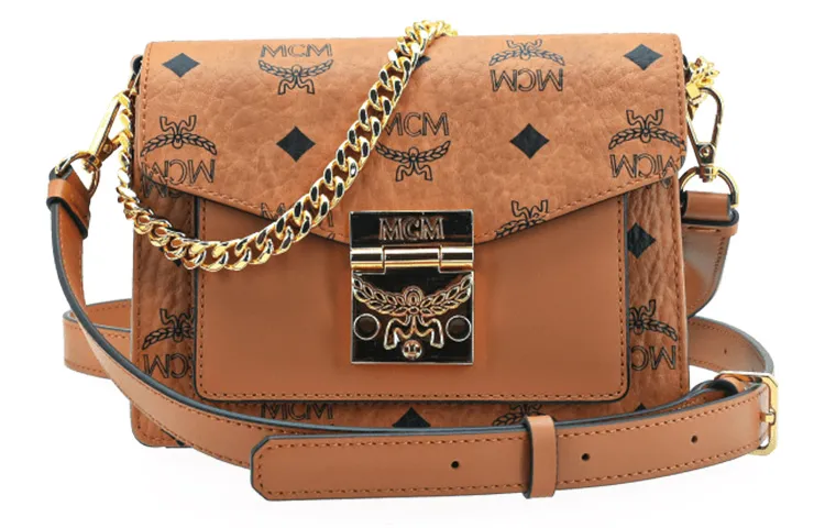 MCM Female Tracy Visetos Single-Shoulder Bag - POIZON