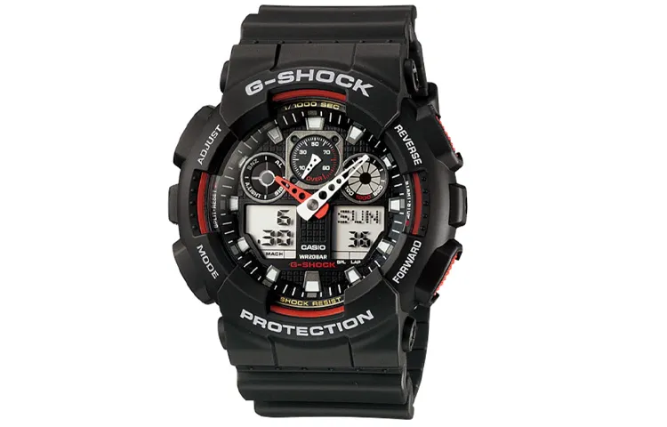 CASIO Men Liquid Crystal/Analog Dual Display Series Watch - POIZON