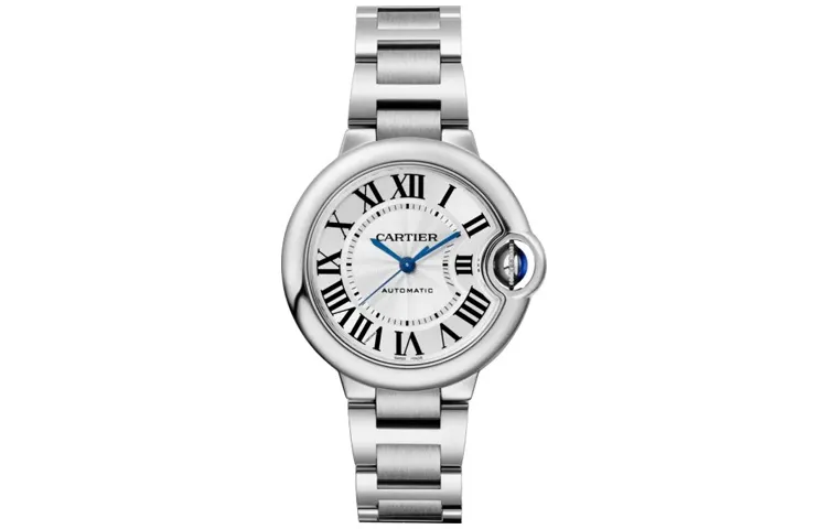 CARTIER Women Blue Balloon Collection Swiss Watch - POIZON