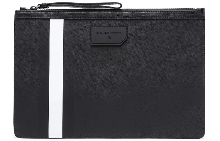 BALLY PVC Clutch Men's Black Clutch - POIZON
