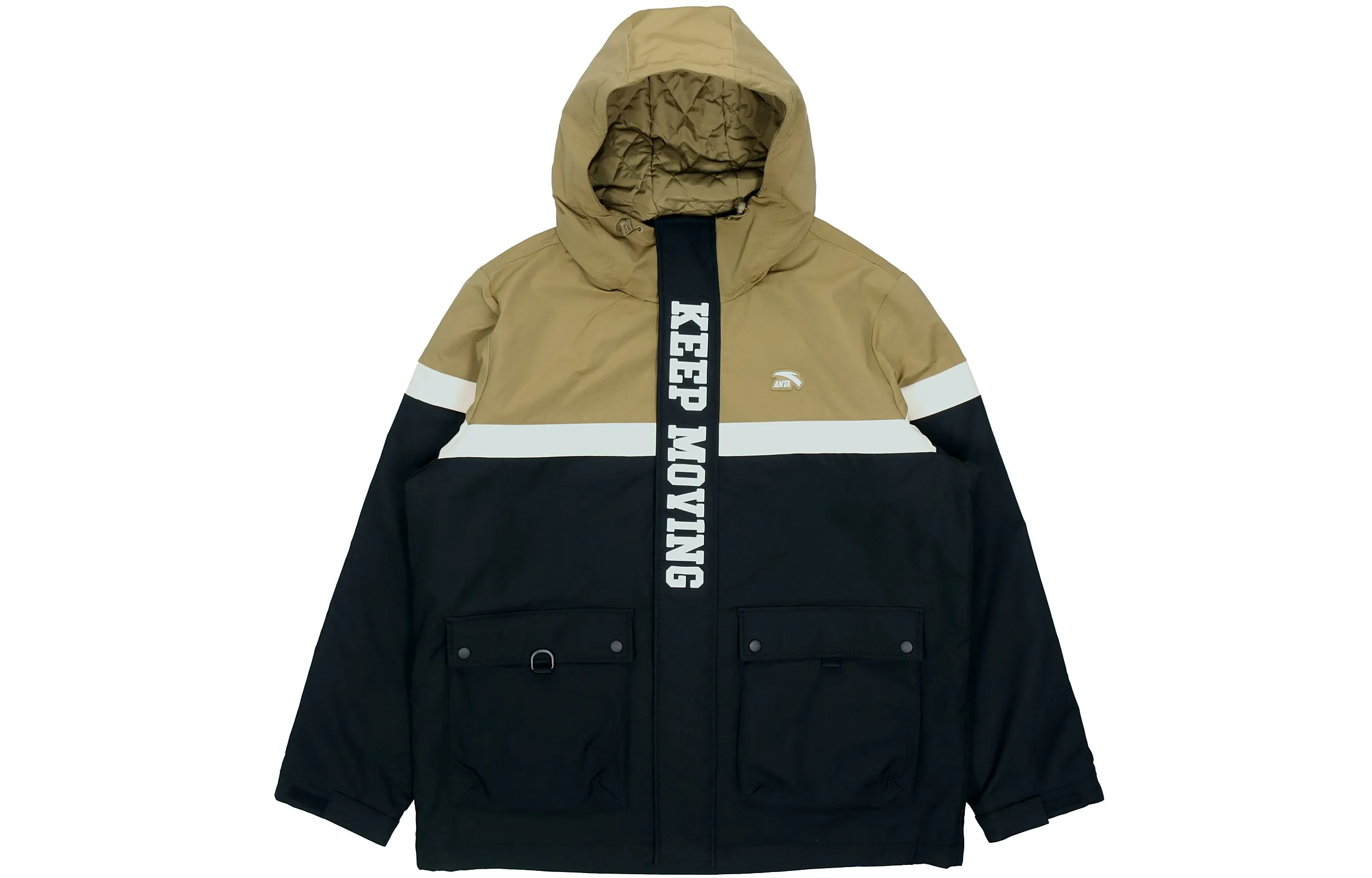 ANTA Men Quilted Jacket - POIZON