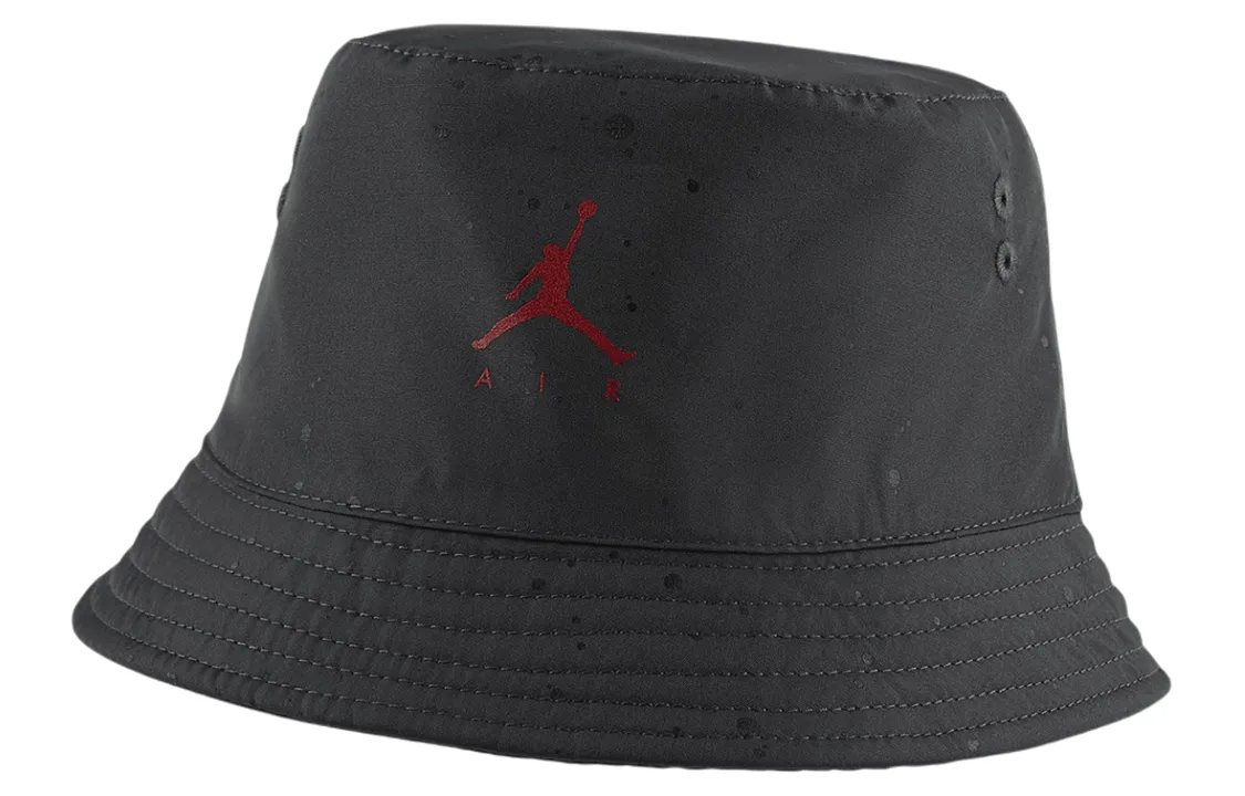 JORDAN Bucket Hats Unisex Black - POIZON