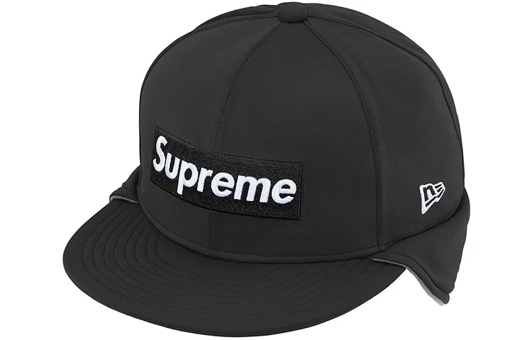 Supreme Polartec Ear Flap New Era Black White Camouflage 7 1/4 - POIZON