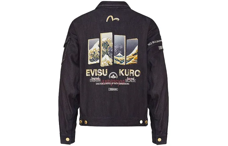 EVISU Male Denim jacket - POIZON
