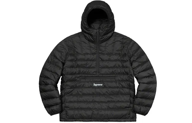 Supreme Micro Down Half Zip Hooded Pullover FW21 - POIZON