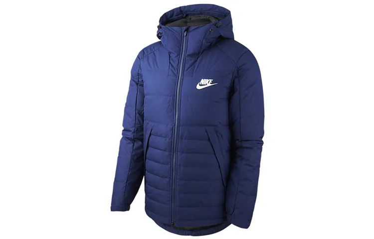 Nike Down Jacket Men Dark Blue - POIZON