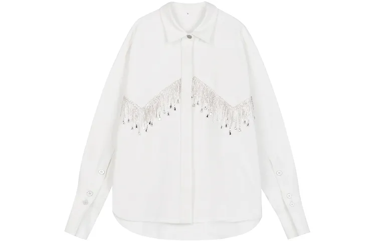 ITIB Chen Anqi Denim Jackets Women's White - POIZON