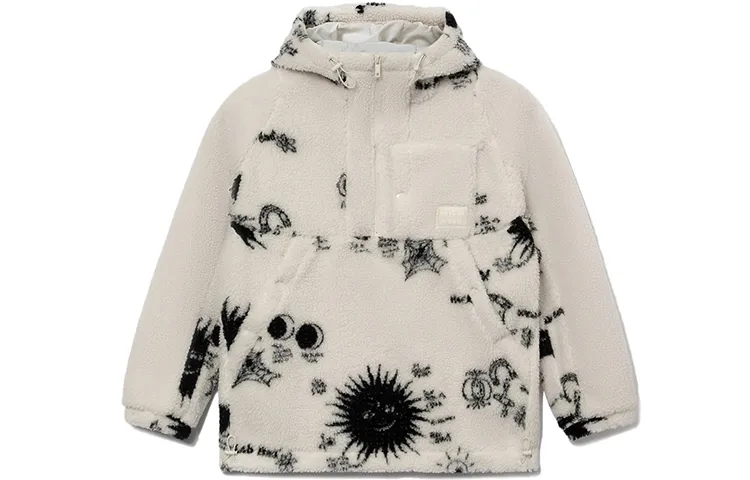 Li Ning Wmns Badfive Half Zip Hooded Jacket White - POIZON