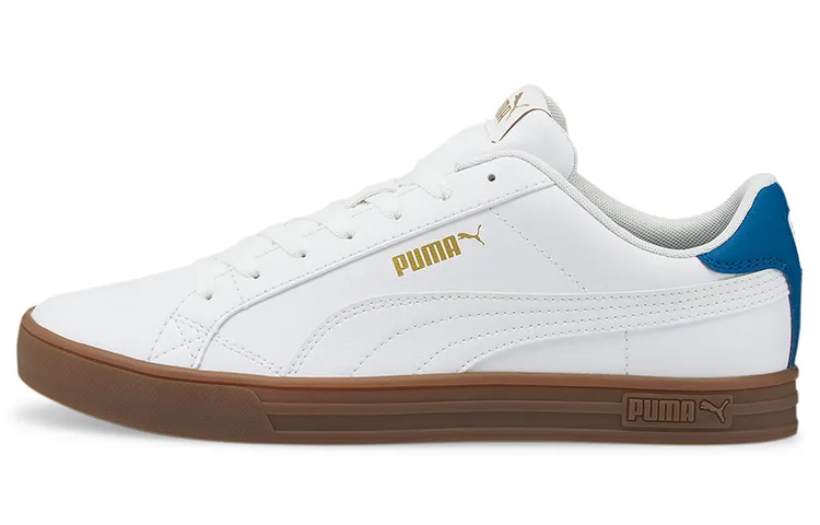 Puma Smash Vulc V3 Lo 'White Mykonos Blue Gum' - POIZON