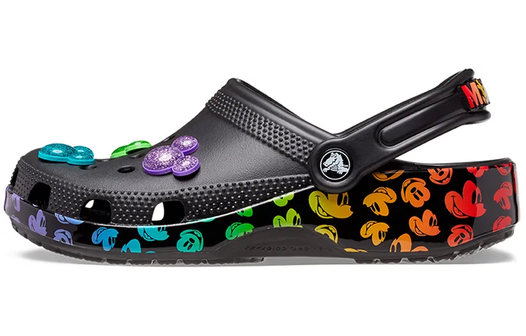 Crocs Disney X Classic Clog Kids 'Mickey Rainbow Celebration' - POIZON