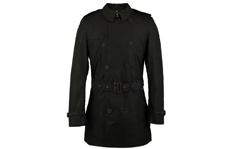 Burberry Trench Coats Men Black - POIZON