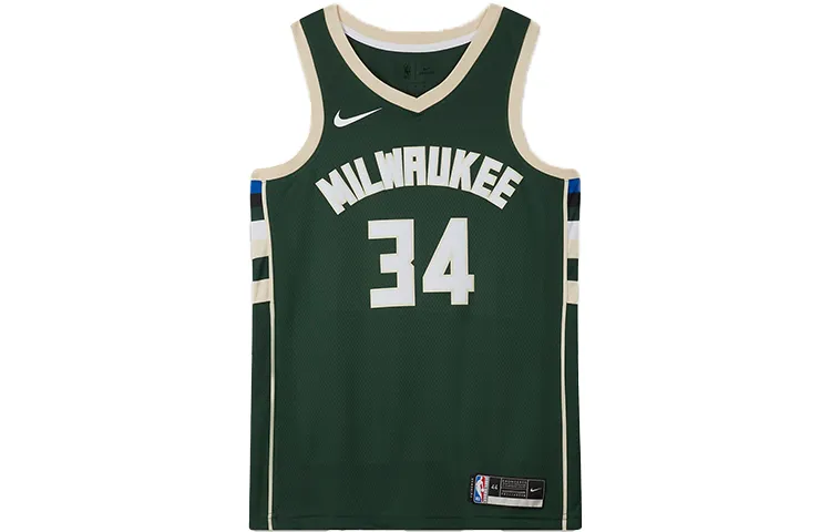 Nike X NBA Basketball Jersey Men Green - POIZON