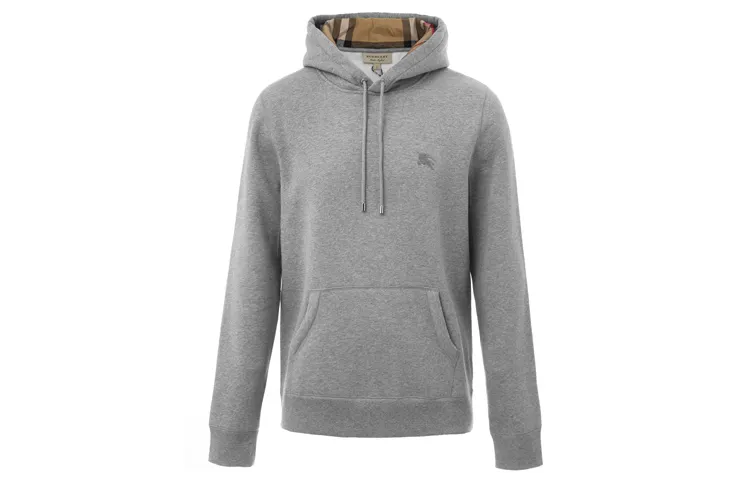 Burberry Embroidered Ekd Cotton Blend Hoodie - POIZON