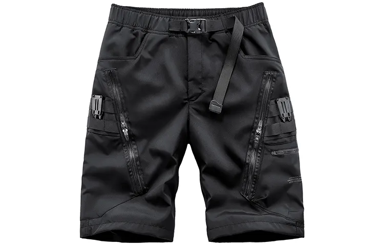 VIP Cargo Shorts Unisex Black - POIZON