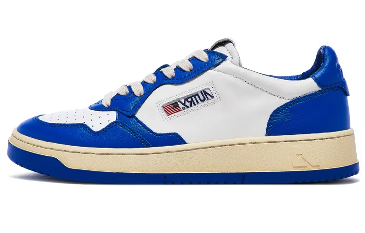 AUTRY Medalist Leather Low Azure White US M 12