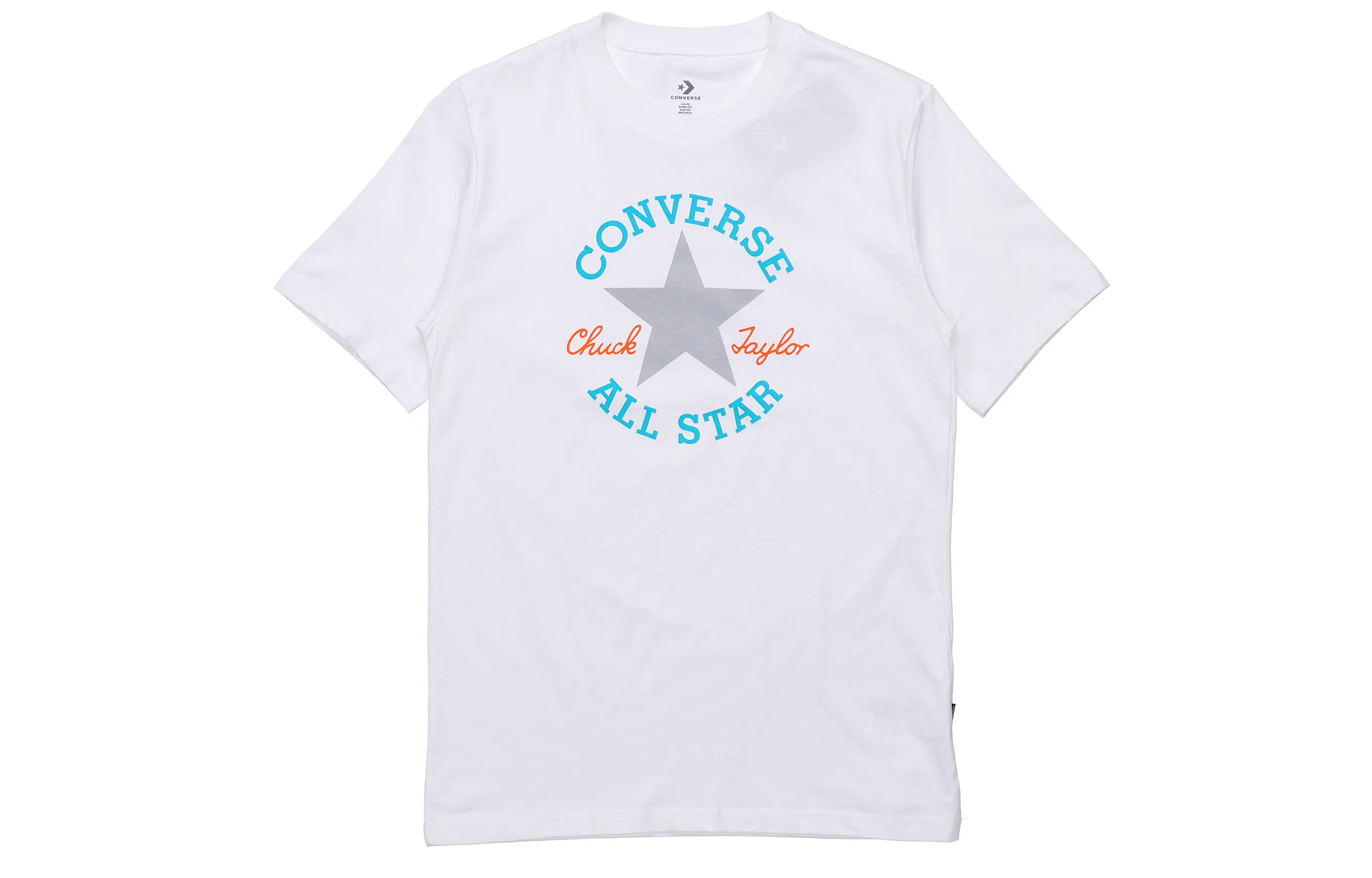 Converse Male Slogan Logo Short-sleeve Tee Men White T-shirt - POIZON