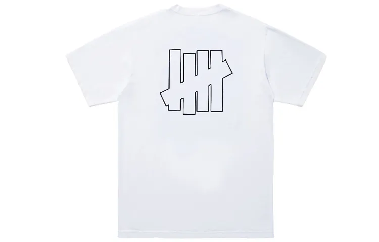 UNDEFEATED ICON S/S TEE Back logo Short-sleeve Tee White Unisex - POIZON