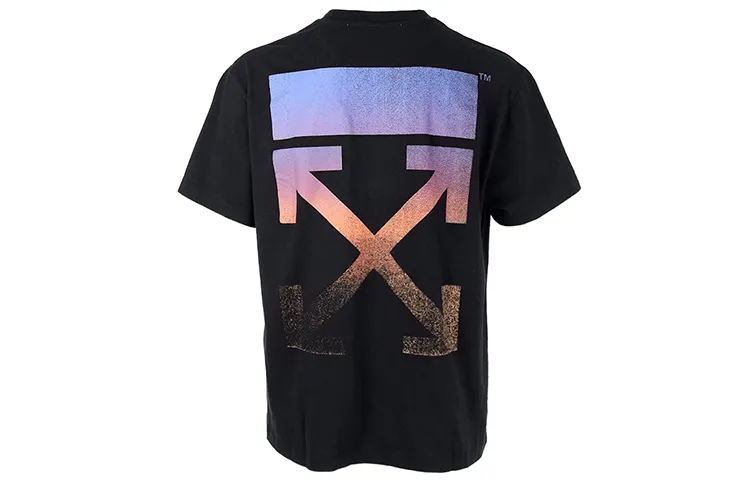 OFF-WHITE Gradient Arrows T-Shirt Black - POIZON
