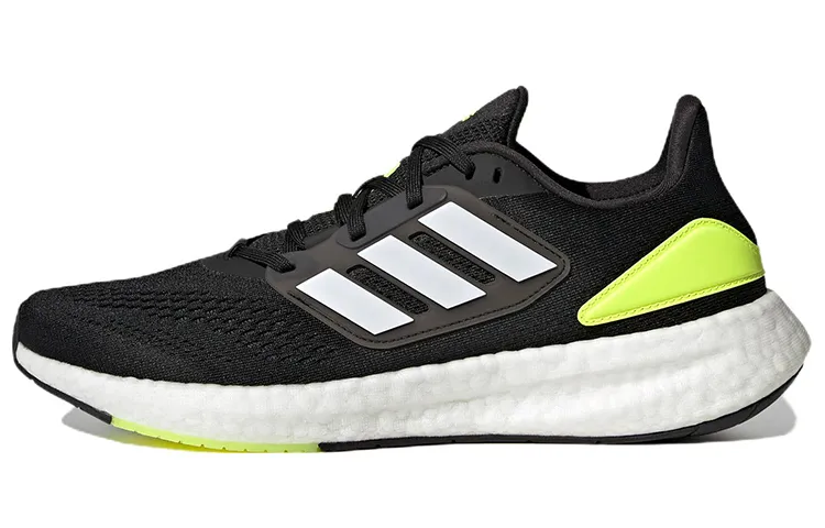 Adidas Pureboost 22 Core Black Cloud White Solar Yellow US M 9 - POIZON
