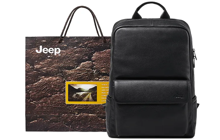 Jeep Backpack Black - POIZON