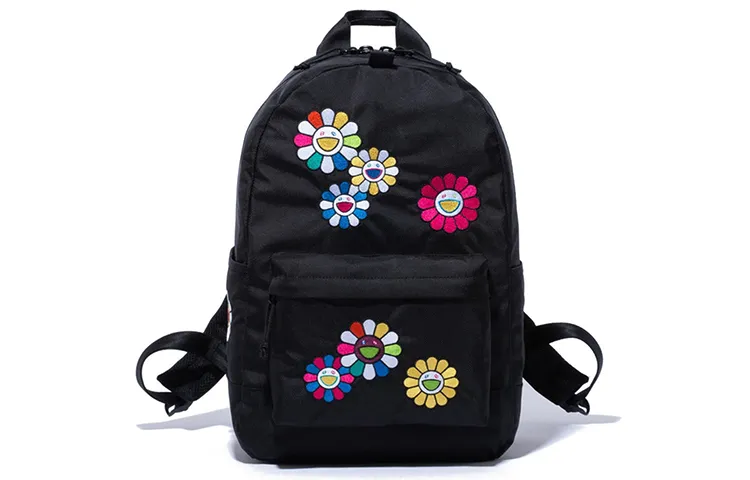 Takashi Murakami X New Era Backpack Black - POIZON