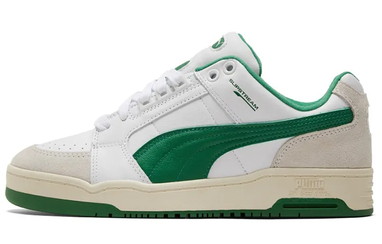 Puma Slipstream Low Retro White Amazon Green US M 4.5