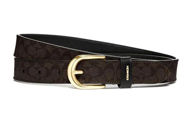COACH Leather Belt Women's - POIZON