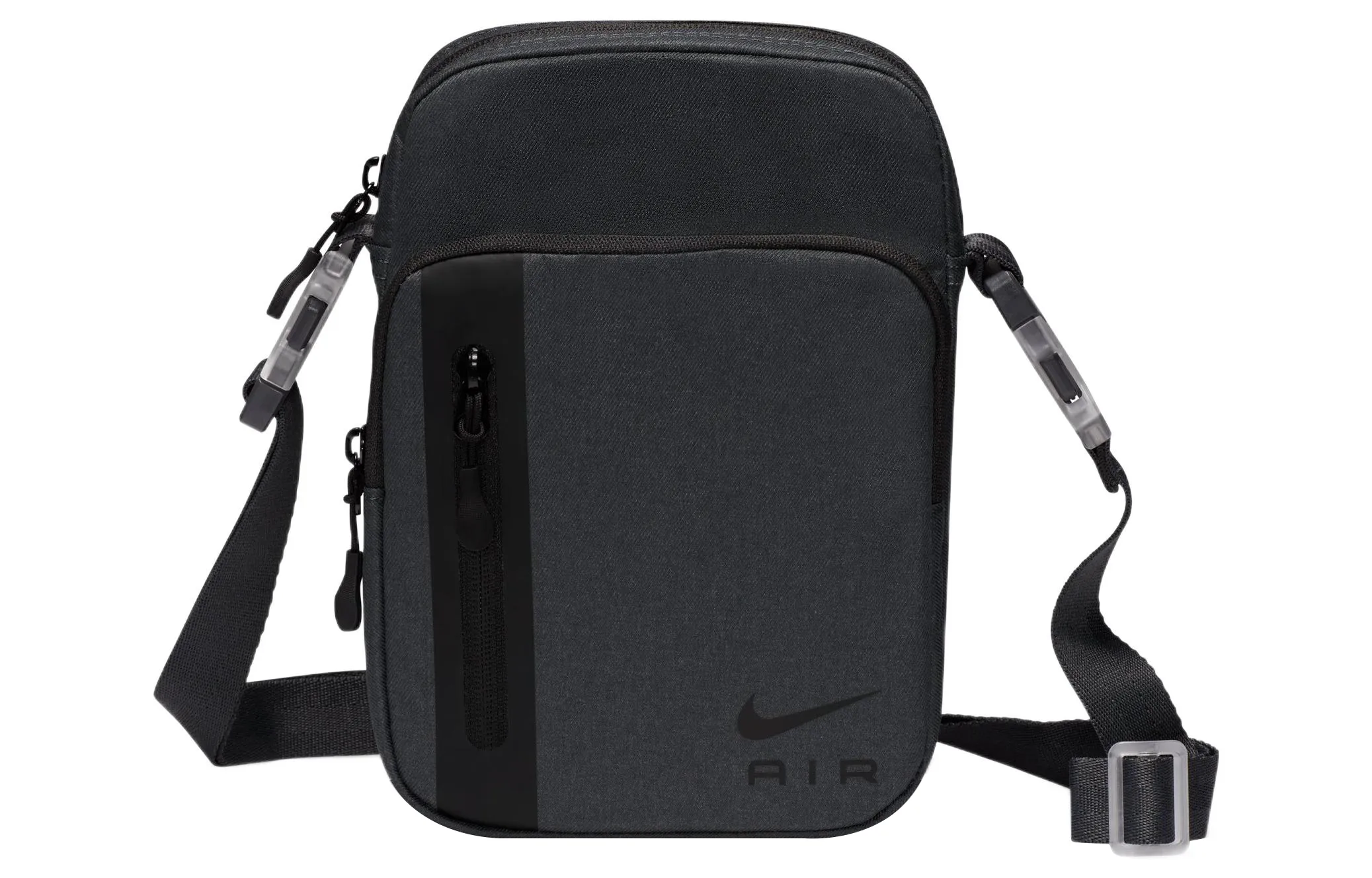 Nike Polyester Shoulder Bag Crossbody Bag Regular Unisex Pure Black ...