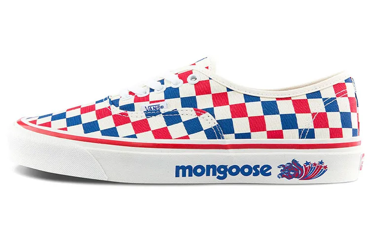 Authentic Our Legends X Vans 44 Dx 'Mongoose - Red Blue Checkerboard ...