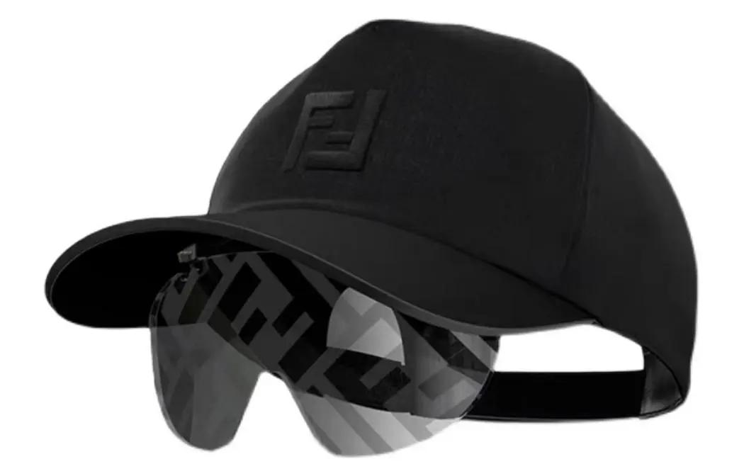 FENDI Cap Unisex Black - POIZON