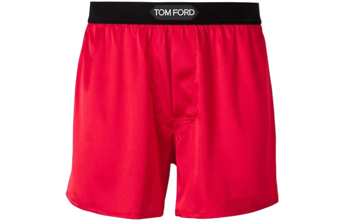 TOM FORD Logo-Waistband Stretched Satin Boxers - POIZON
