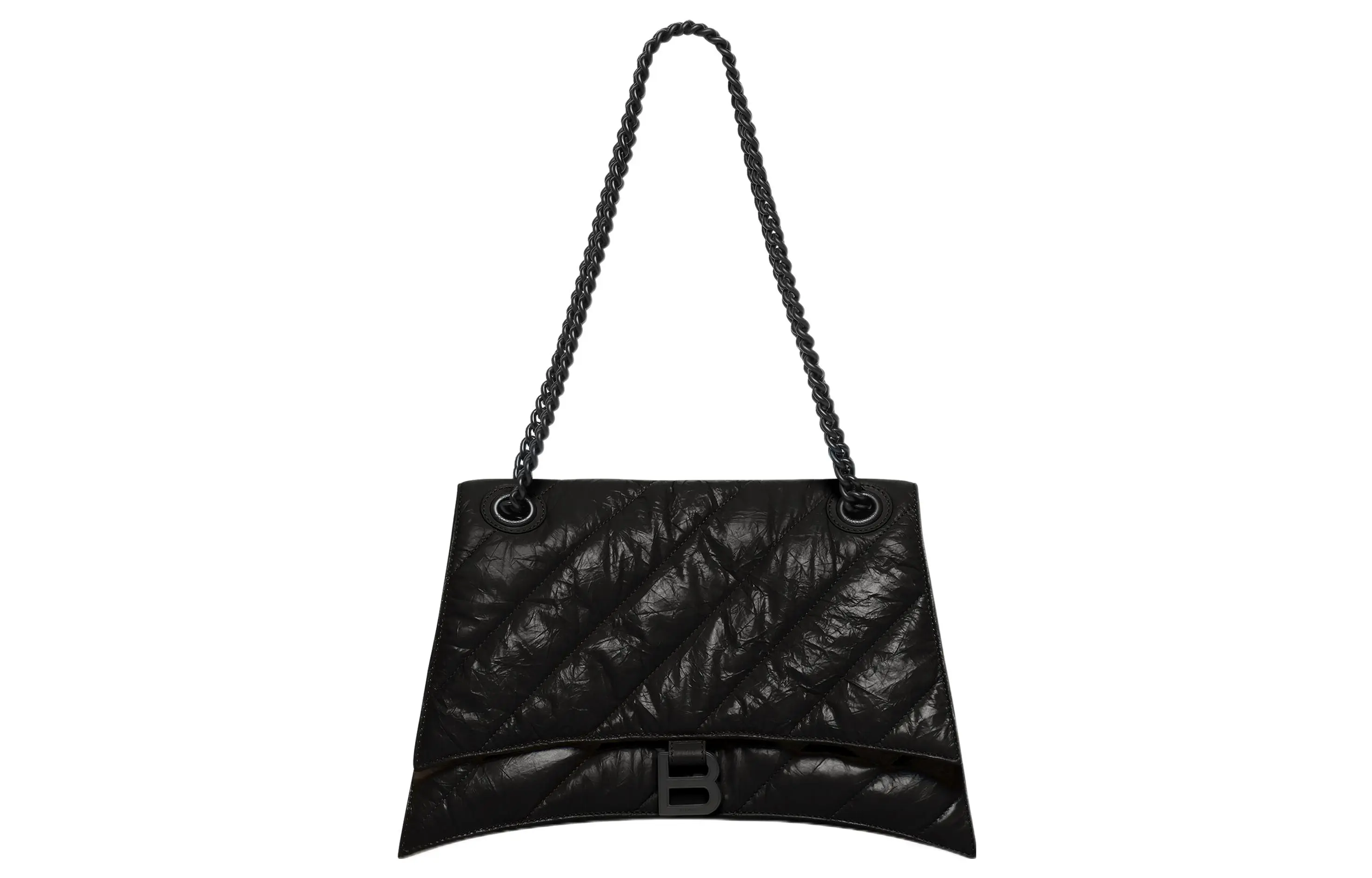 Balenciaga Women Crush Shoulder Bag - POIZON