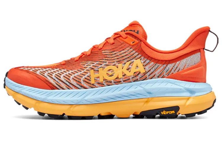 HOKA ONE ONE Mafate Speed 4 Puffin's Bill Orange - POIZON