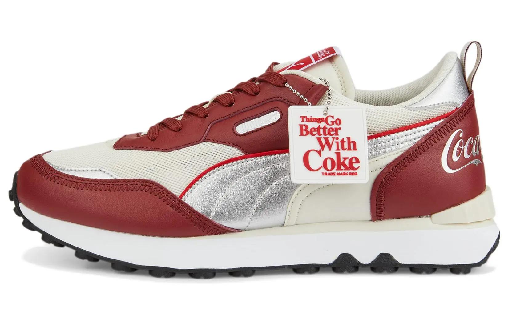 Puma Coca-Cola X Rider FV 'Intense Red Silver' - POIZON