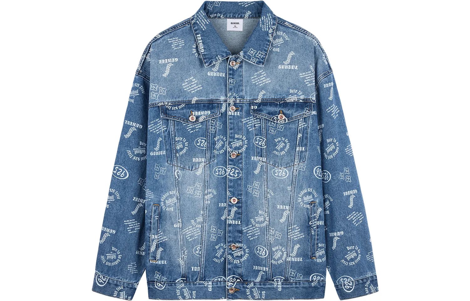 GUKUUL Unisex Denim Jacket - POIZON
