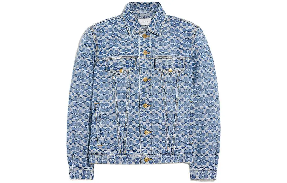 COACH Men Denim Jacket - POIZON