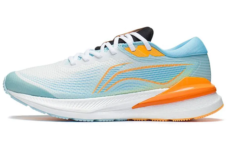 LINING Light Running Shoes Men Low-top Standard White/light Ice Blue ...