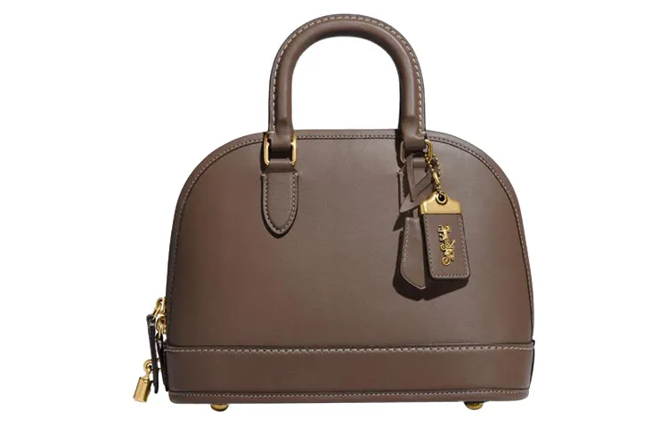 COACH Revel Baseball Glove Tanned Leather Dome Bag, Shoulder Bag ...
