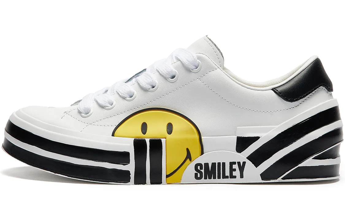 SMILEY Stylish Skateboarding Shoes Unisex - POIZON