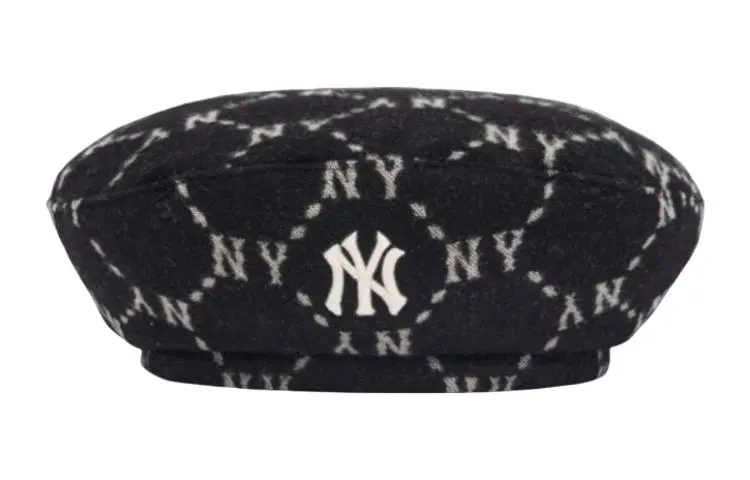 MLB Female Beret Black - POIZON