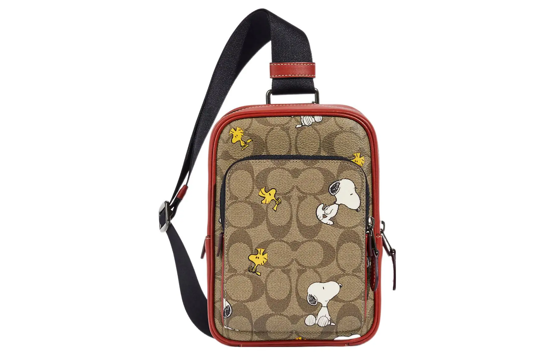 Peanuts X Snoopy X COACH Track Crossbody Bags - POIZON