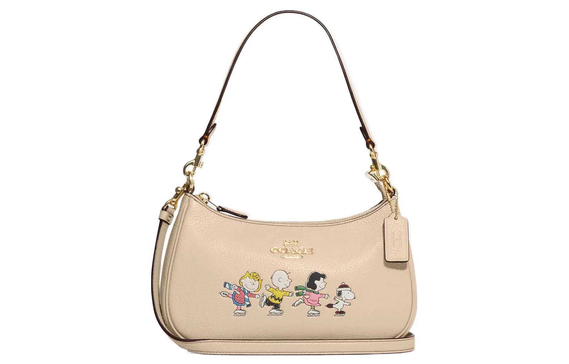 Snoopy X COACH Teri Shoulder Bags - POIZON