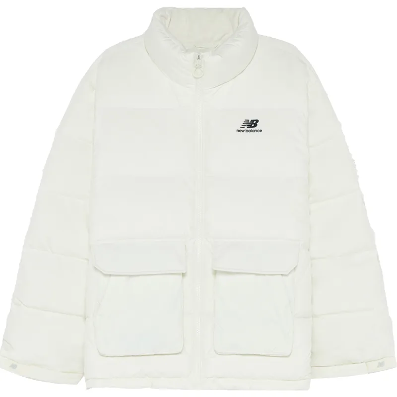 New Balance Down Jacket Unisex White - POIZON