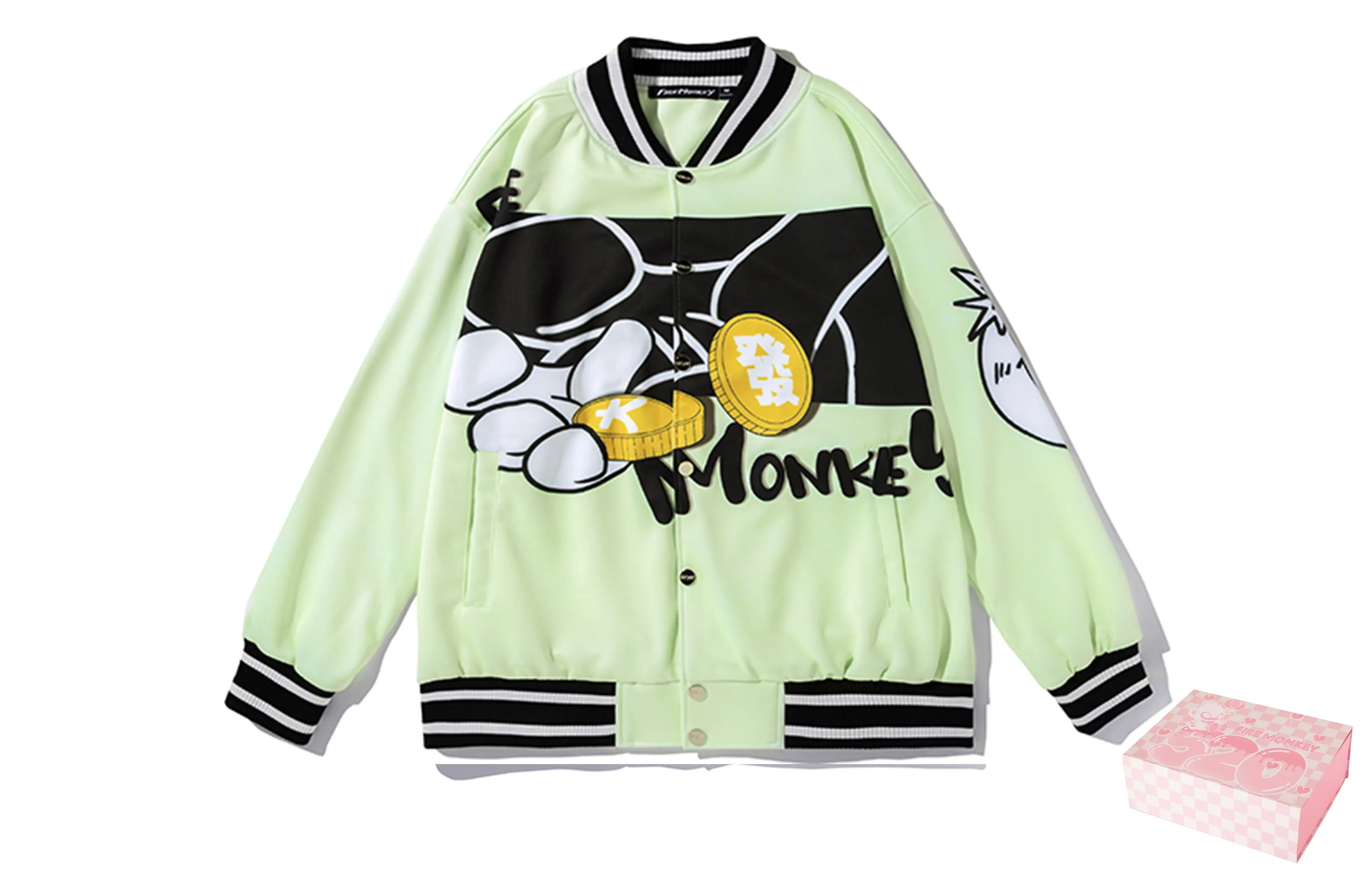 FireMonkey Unisex Baseball Jersey - POIZON