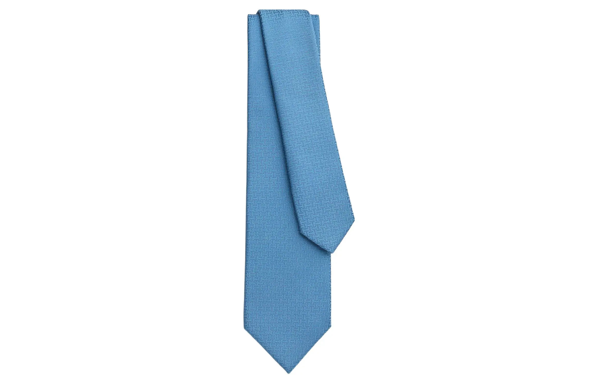 HERMES Ties Men Denim Blue - POIZON