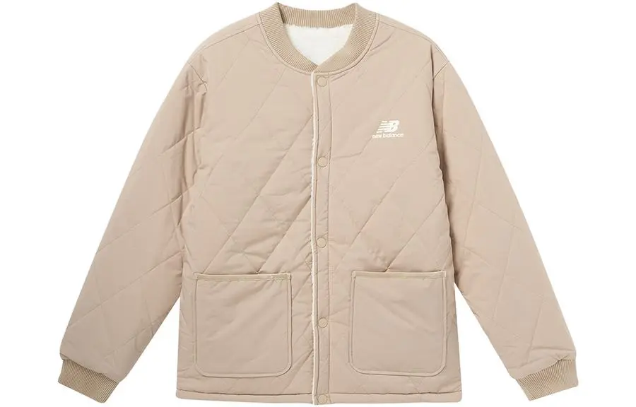 New Balance NB23 Quilted Jacket Men Beige - POIZON