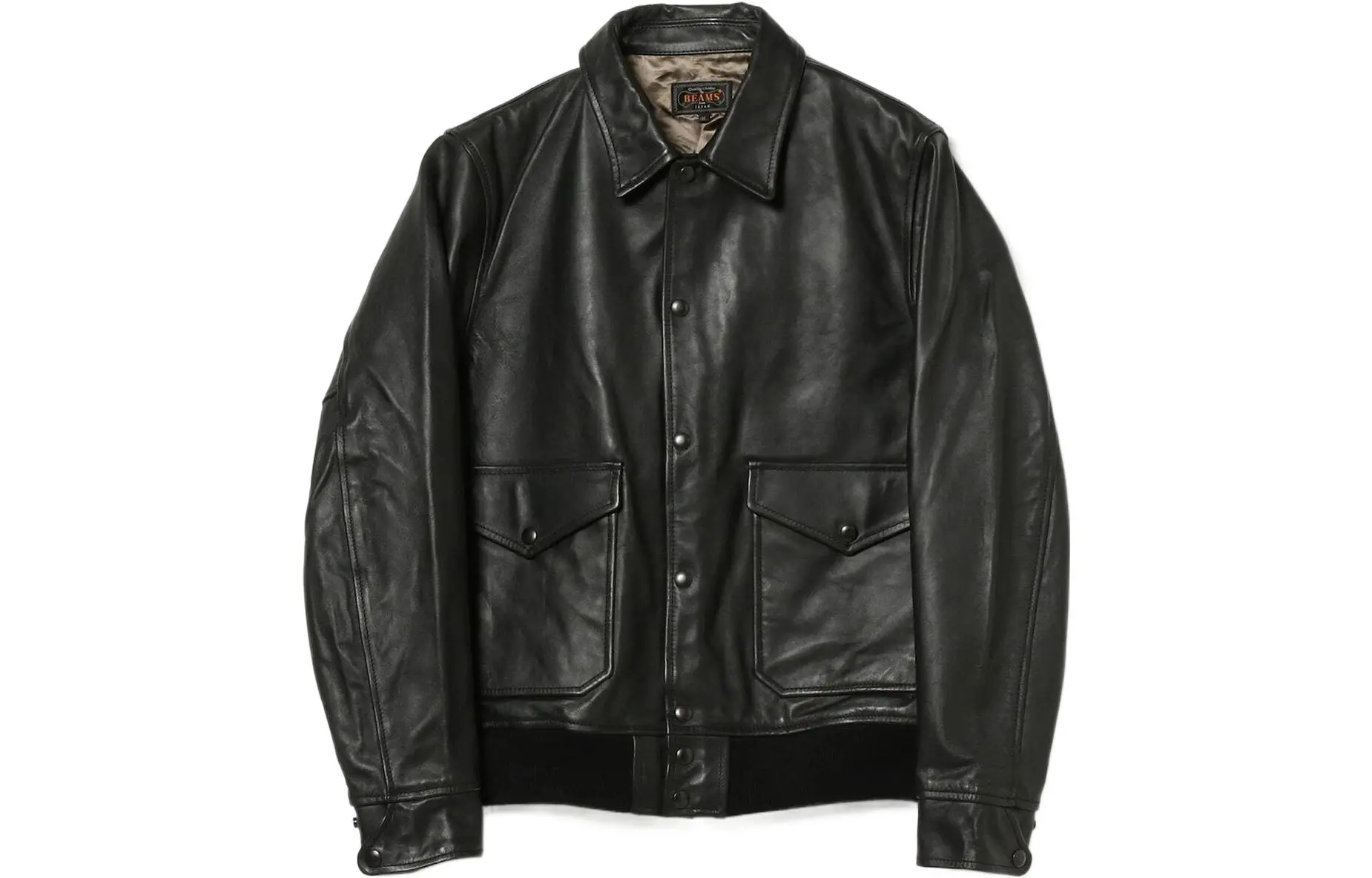 beams leather jacket Male - POIZON