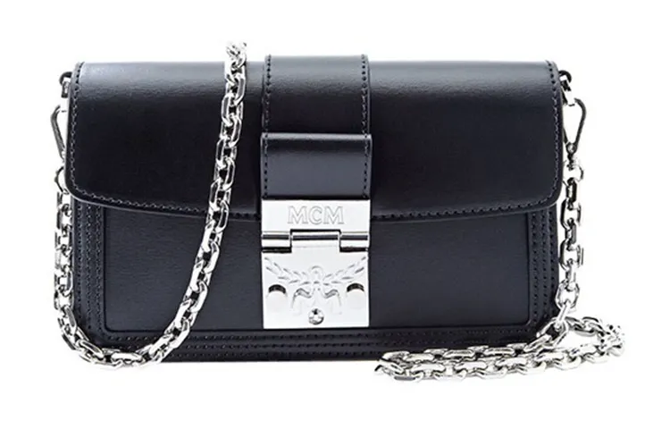 MCM Women's Tracy Visetos Crossbody Bag - POIZON