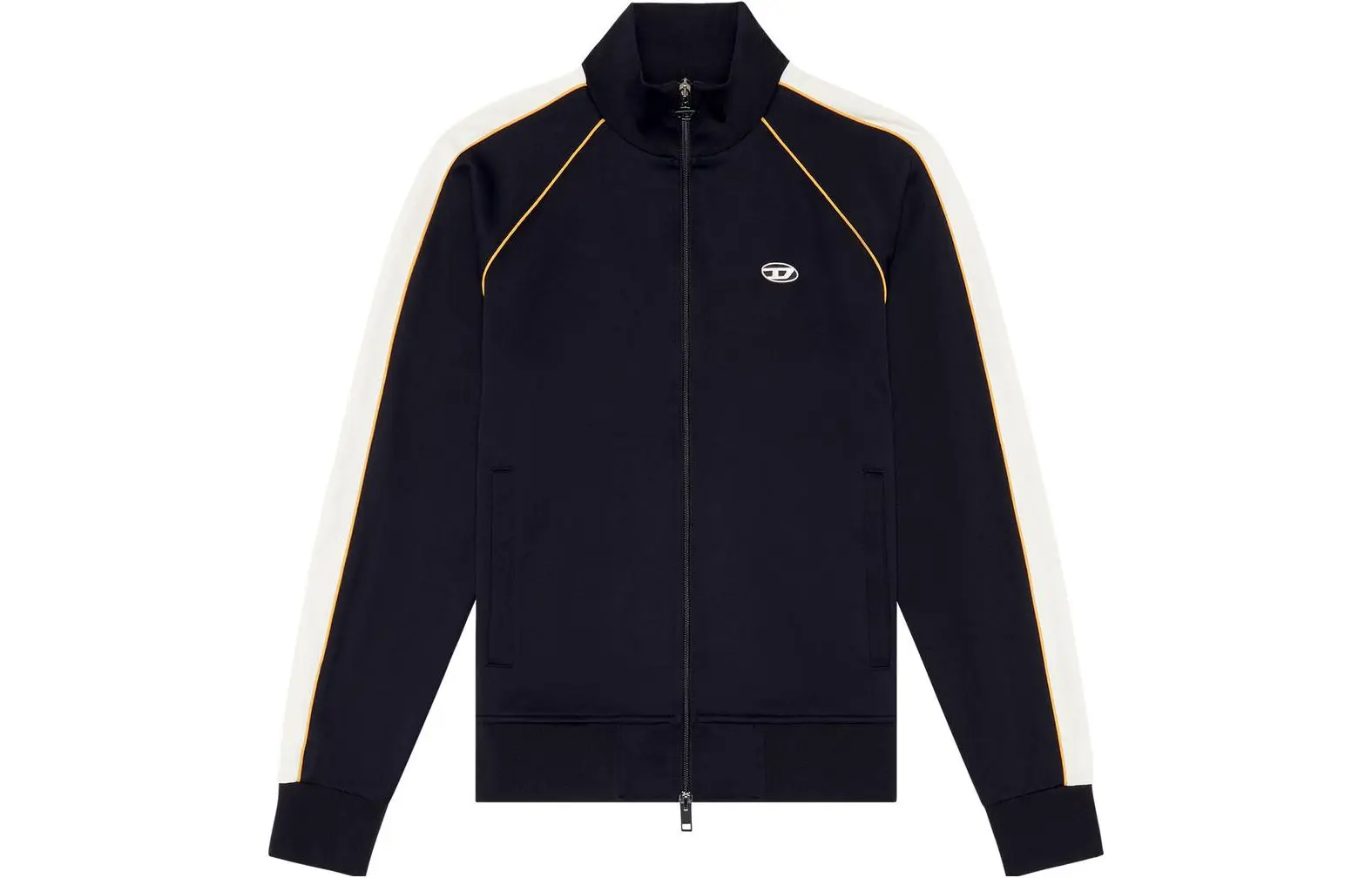 DIESEL OVAL-D Series Jacket Men Black - POIZON